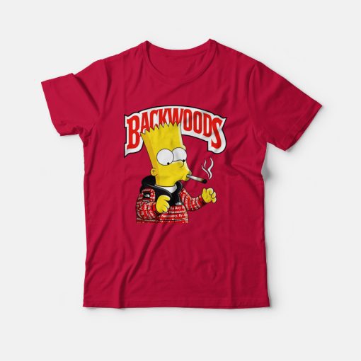 Backwoods Bart Simpson Smoking T-shirt - Marketshirt.com
